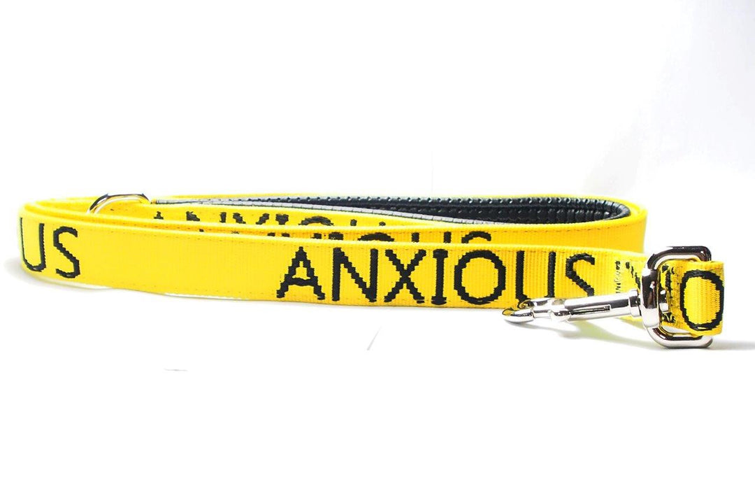 Leads for Nervous Dogs | Yellow Dog Lead | My Anxious Dog